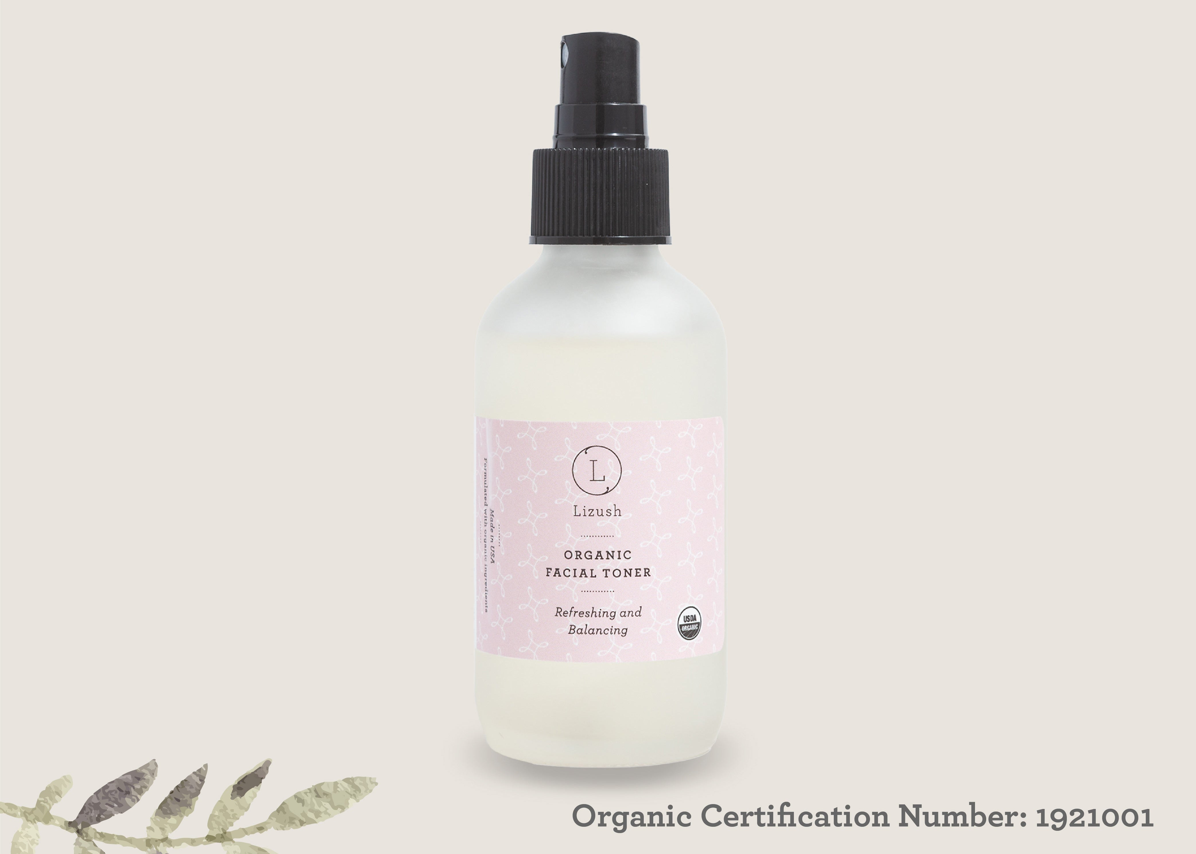 ORGANIC FACIAL TONER Refreshing and Balancing – Lizush